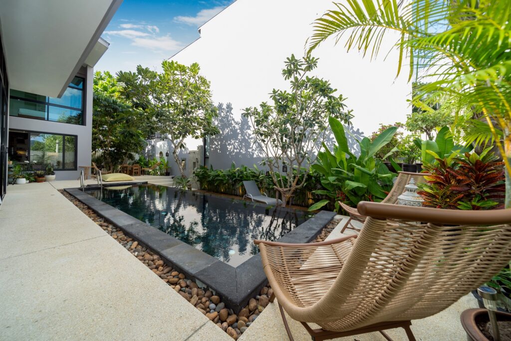 Modern minimal pool villa 4 bedrooms for sale in Cherngtalay | Aqua ...